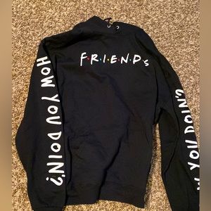 FRIENDS | Tops | Friends Tv Show Black Sweatshirt New With Tags | Poshmark